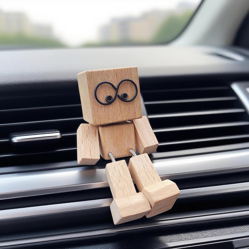 Wooden Bobble Man - Etsy UK