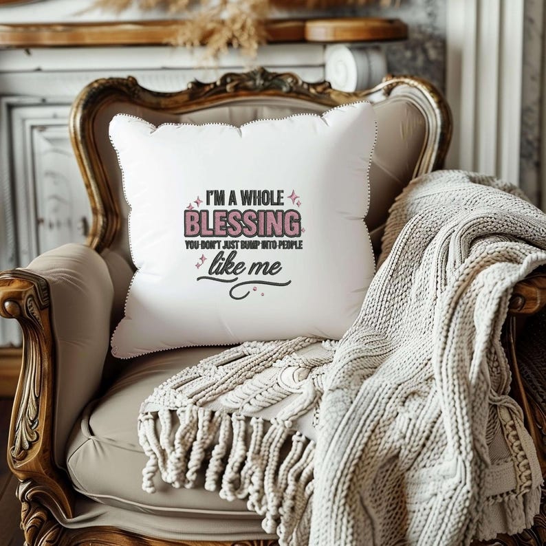 I'm A Whole Blessing Machine Embroidery Designs Jesus Faith Blessed is ...