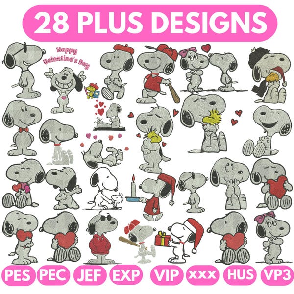 Snoopy con corazón - Etsy México