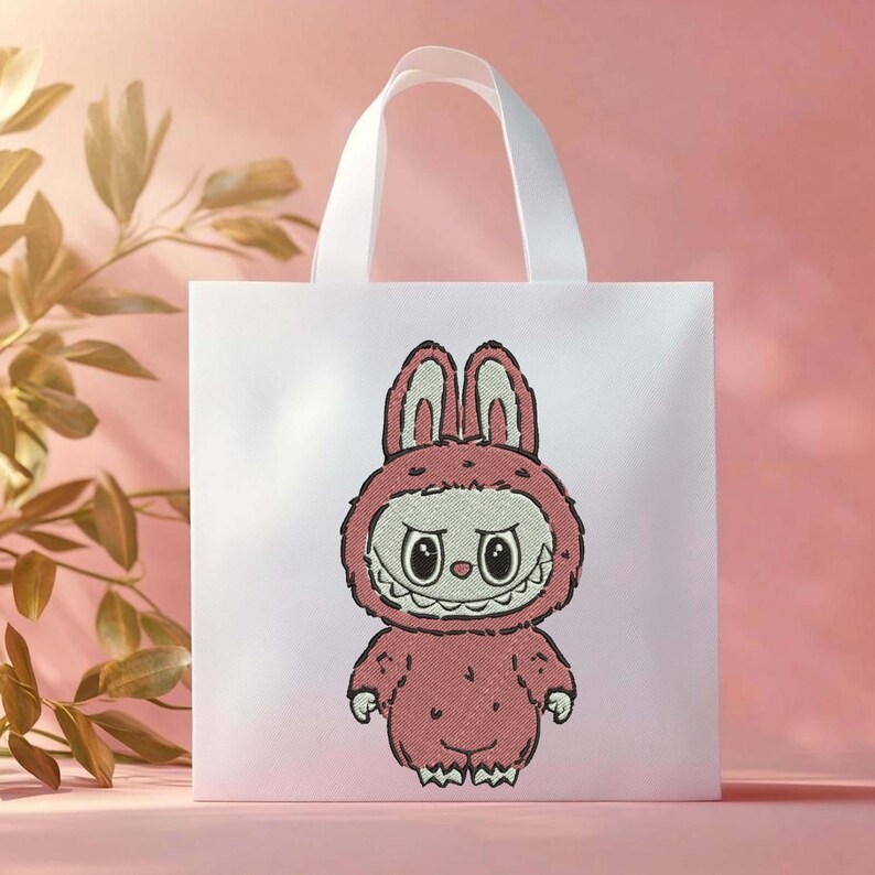 Labubu Cartoon Machine Embroidery Design Bundle Labubu Doll Embroidery ...