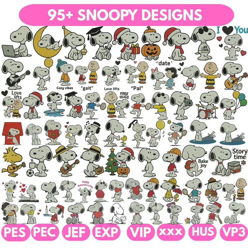 Snoopy Flowers - Etsy