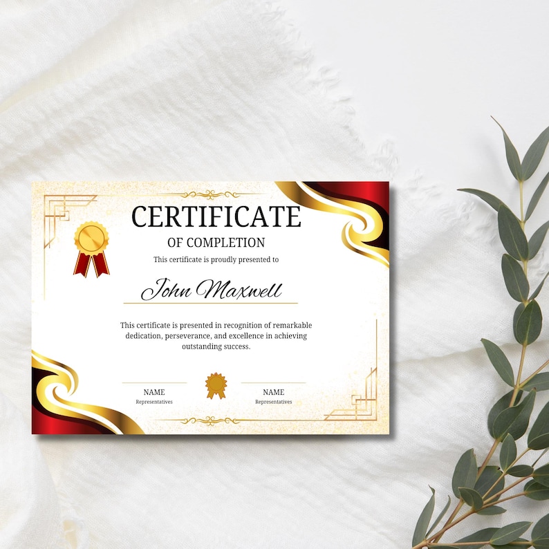 Editable Certificate of Competition Template Canva Design | Printable ...