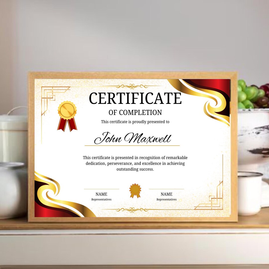 Editable Certificate of Competition Template Canva Design | Printable ...