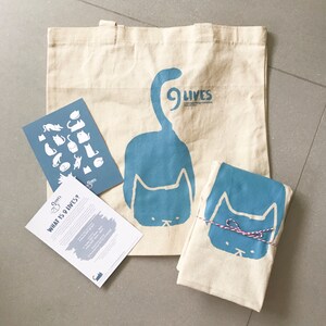 Tote Bag - 9 Lives Design Show - Etsy