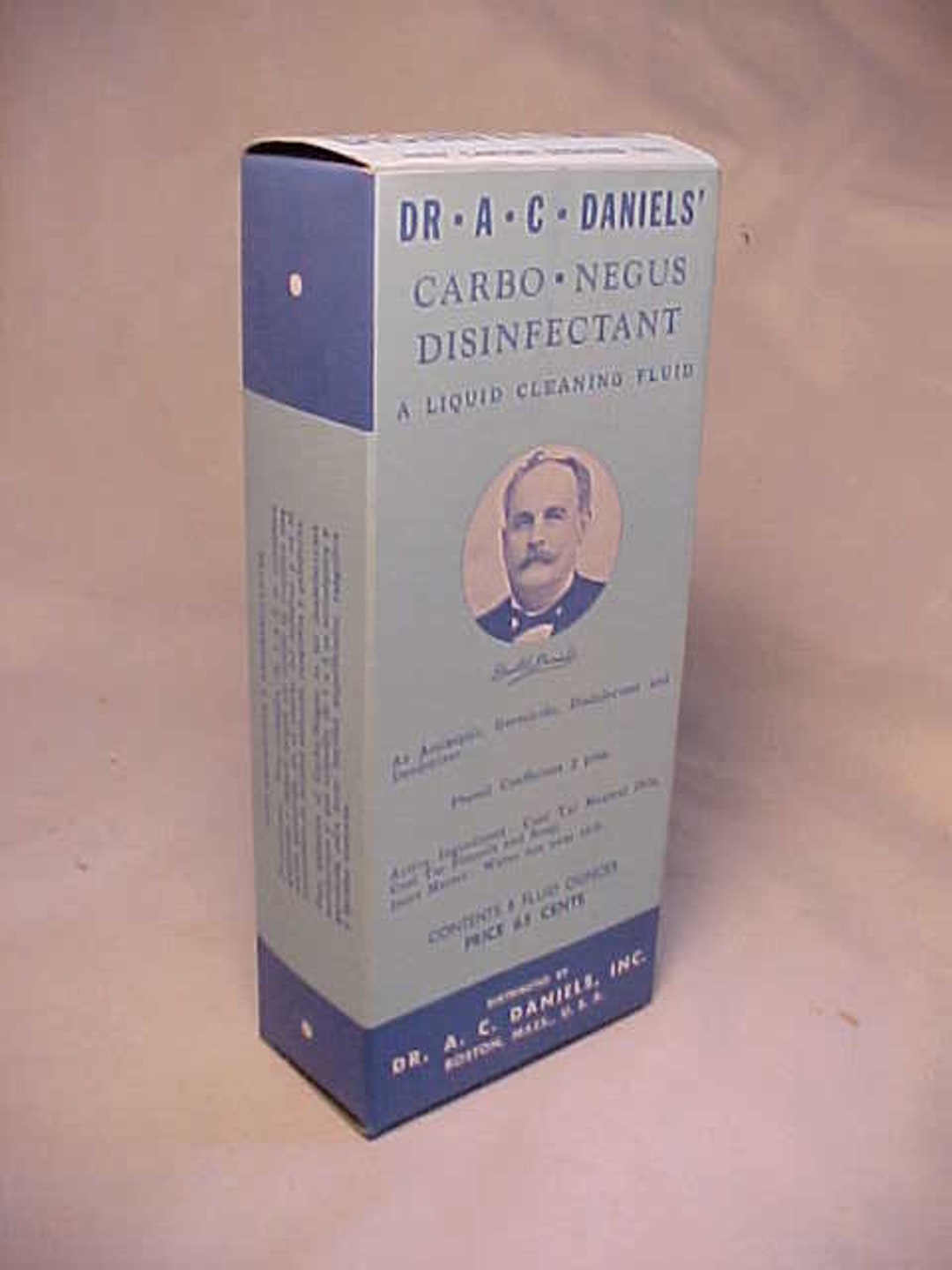 1946 Dr A. C. Daniel's Carbo Negus Disinfectant Boston, Mass., Original ...