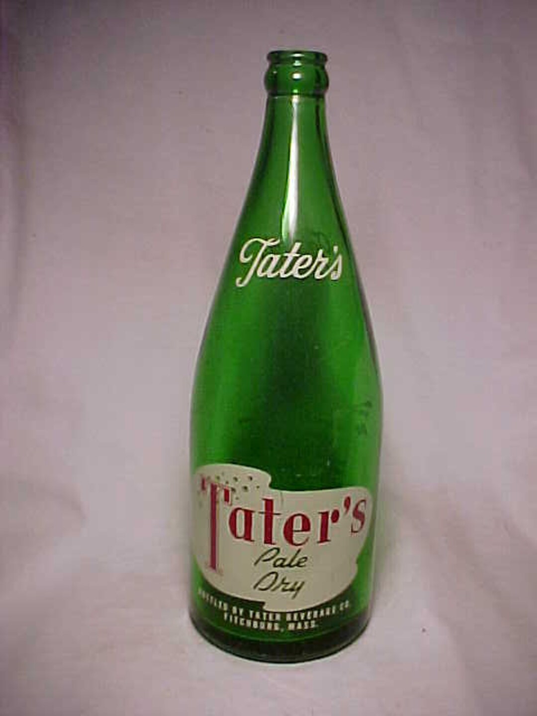 1957 Tater's Pale Dry Bottled by Tater Beverage Co. Fitchburg, Mass ...