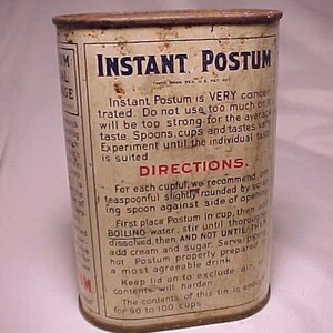 C1920s Postum Cereal Instant Postum Drink Postum Cereal Co. Limited ...
