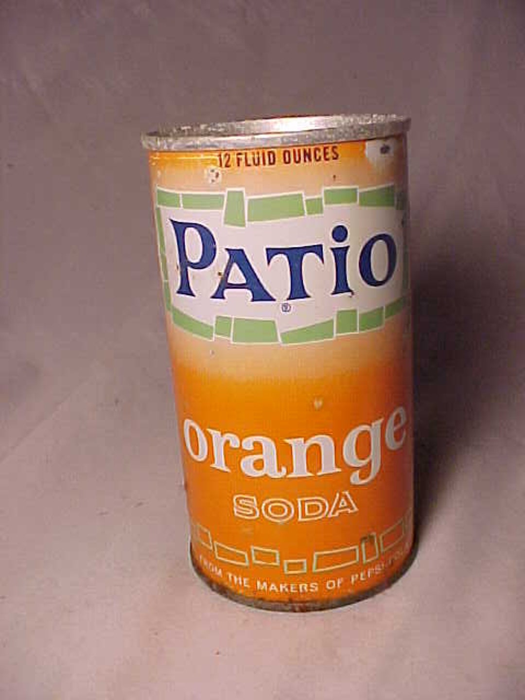 C1960s Patio Orange Soda Pepsi Cola Bottling Co. Garfield, N.J. Pull ...