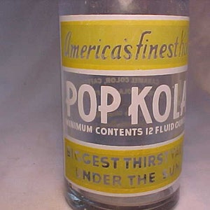 C1940s America's Finest Kola Pop Kola Surf Club Ginger Ale Co ...