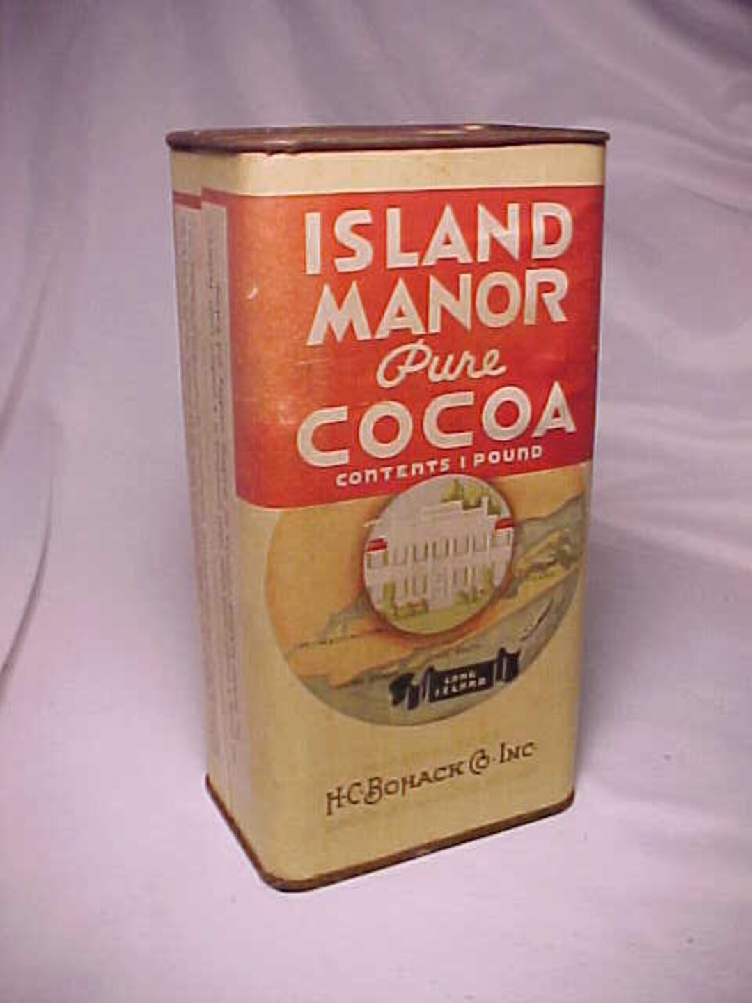 C1930-40s Island Manor Pure Cocoa H. C. Bohack Co. Inc. Brooklyn and ...