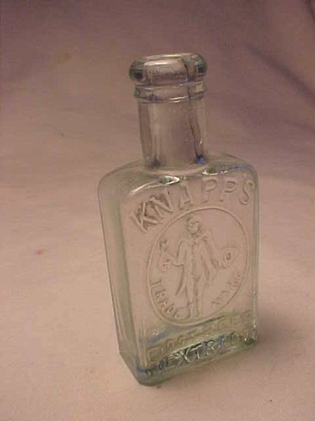 C1890s Knapp's Root Beer Extract New York, N.Y., Aqua Glass Cork Top ...