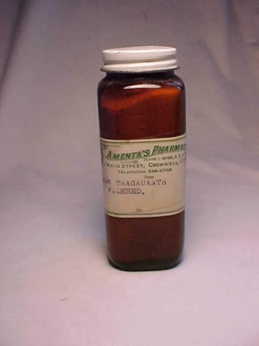 C1950s Gum Tragacanth Powdered Amenta's Pharmacy Cromwell, Conn ...
