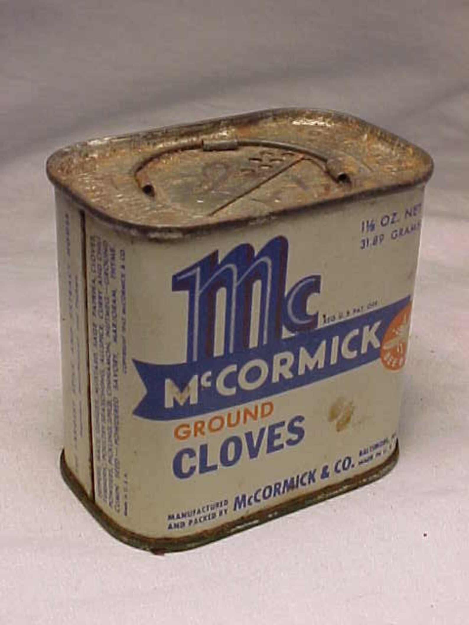 1942 MC Mccormick Ground Cloves by Mccormick & Co. Baltimore, MD ...
