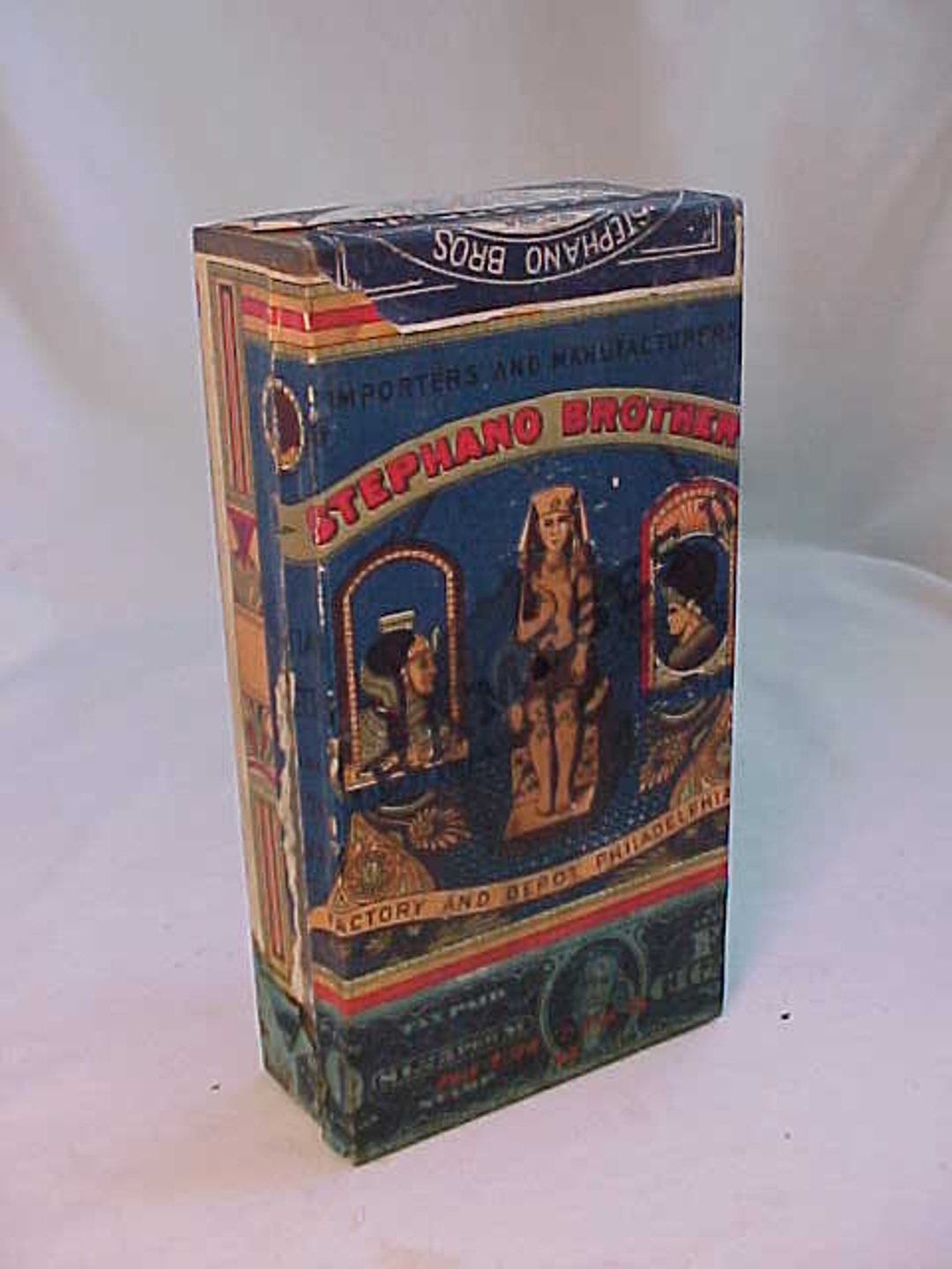 C1910-20s Stephano Brothers Egyptian Cigarettes Philadelphia, PA ...