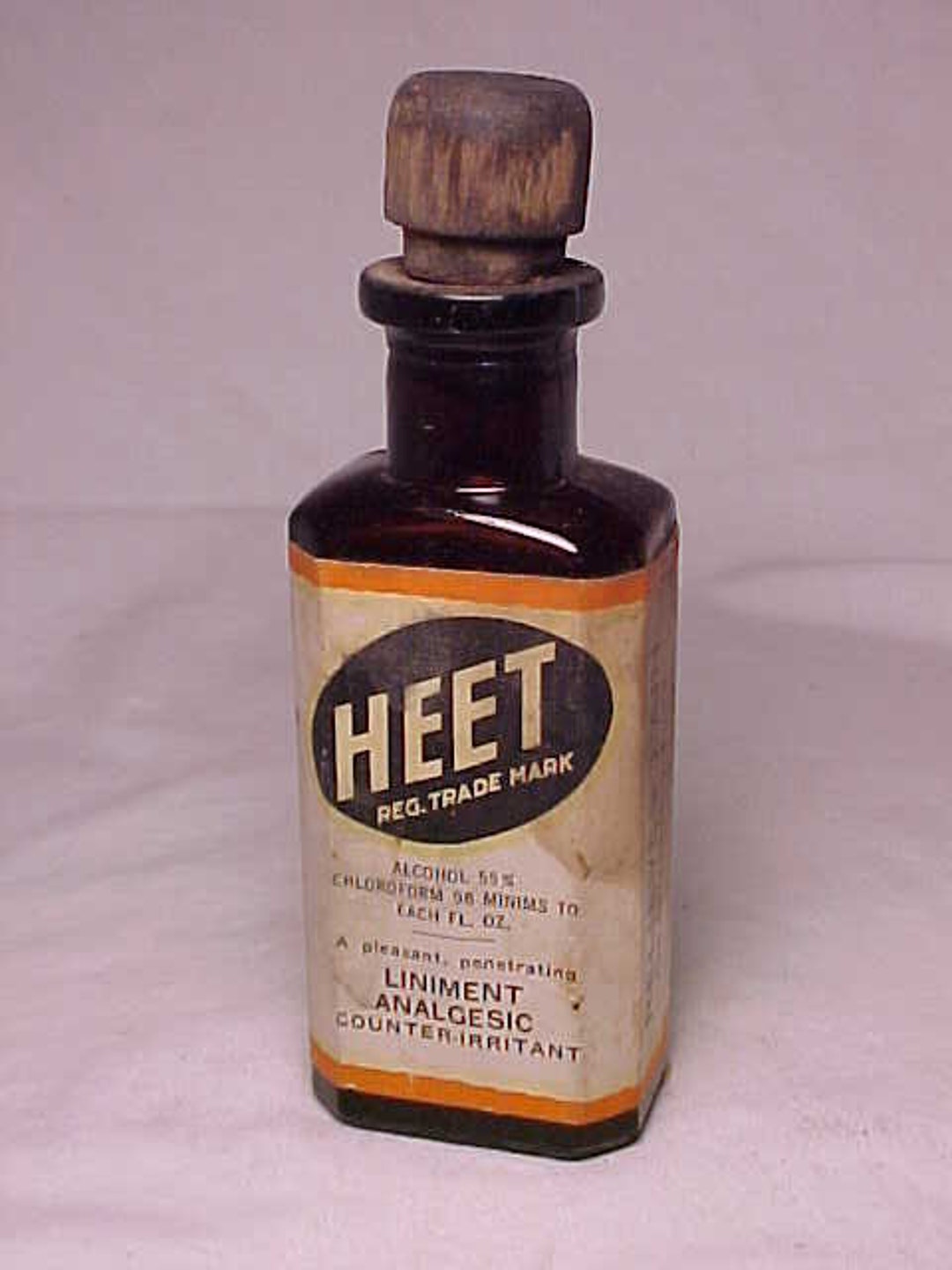 C1920s HEET Liniment Analgésique Edward Wesley & Co. Cincinnati Ohio ...