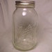 C1970s Midland Mason , Clear Quart Canning Fruit Jar, Country Primitive ...