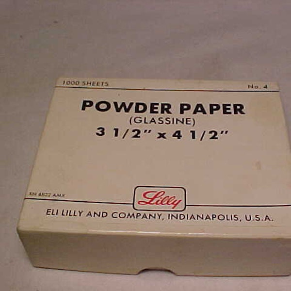 Paper Powder Box - Etsy