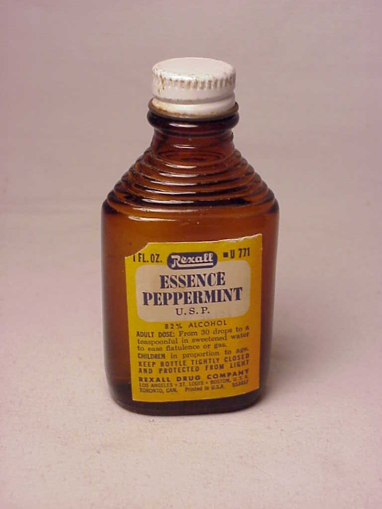 1950s Rexall Essence Peppermint Rexall Drug Co. Boston St. | Etsy