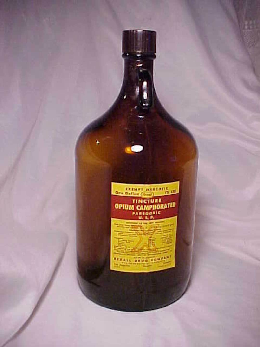 C1950s One Gallon Tincture Opium Camphorated Paregoric Rexall Drug Co ...