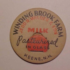 C1940-50s Winding Brook Farm Jedd R. Wilder & Son Keene, N.H., New ...