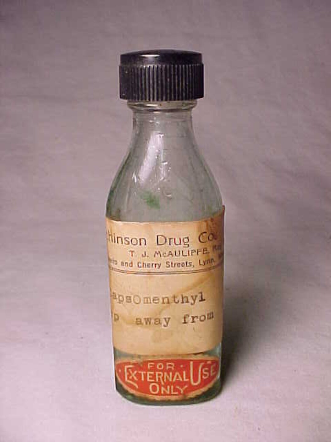 C1930s Hutchinson Drug Co. T. J. Mcauliffe Lynn, Mass. Pharmacy ...