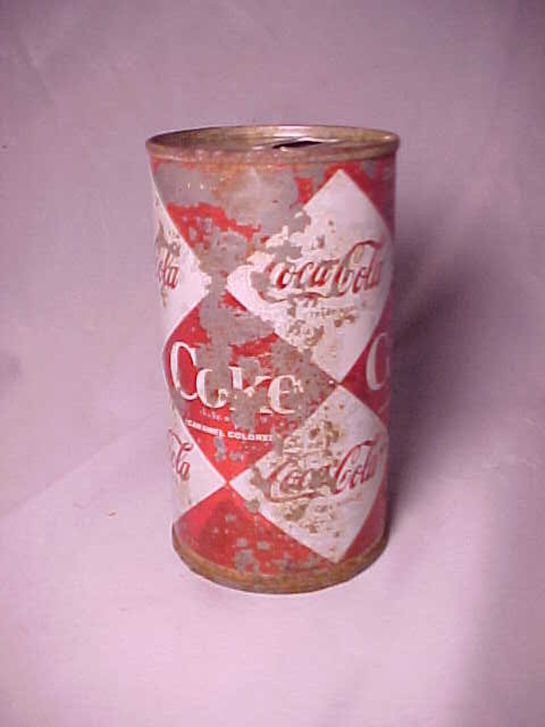 C1960s Coca Cola Coke Steel Juice Tab Soda Can, Back Bar Decor, Soda ...