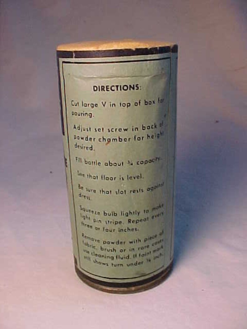 C1930s Collins Special White Marking Powder Container for - Etsy
