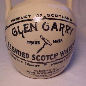 C1930s Glen Garry Blended Scotch Whisky by John Hopkins & Co. Glasgow ...