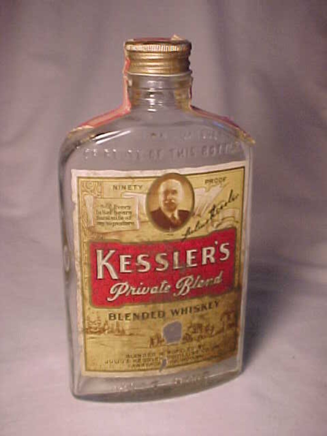 1939 Kessler's Private Blend Whiskey Julius Kessler Lawrenceburg ...