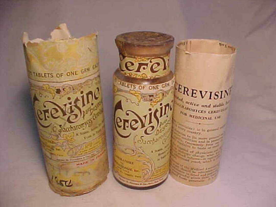 C1890-1910 Cerevisine Desiccated Yeast Pharmacologie Inc. E. Fougera Co ...