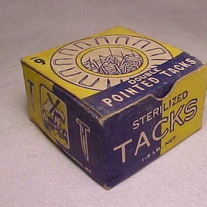 C1950s No.9 Double Pointed Tacks Holland Mfg. Co. Baltimore, MD ...