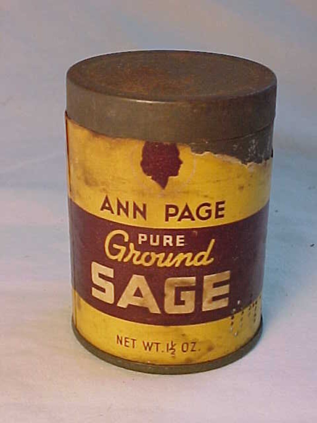 C1930s Ann Page Pure Ground Sage the Great Atlantic & Pacific Tea Co ...