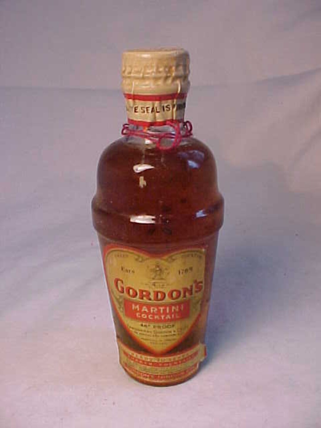 C1940s Gordon's Martini Cocktail Tanqueray Gordon & Co. London, England ...