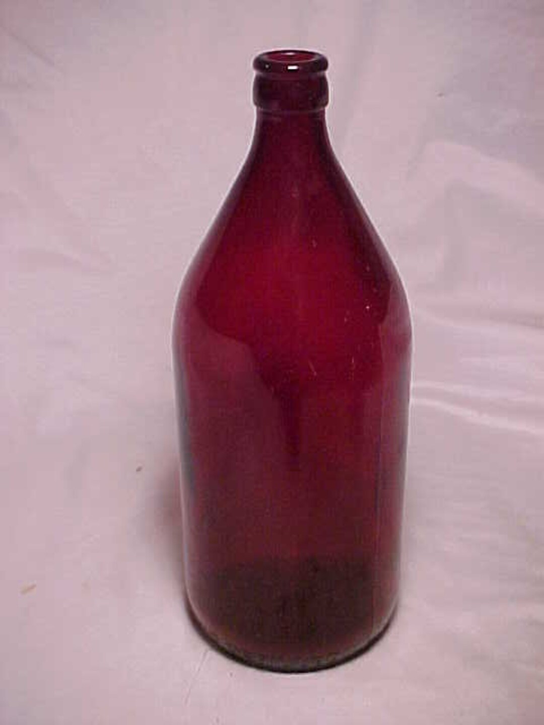 1950 Royal Ruby One Quart Ruby Red Beer Bottle, Used by Schlitz Beer ...