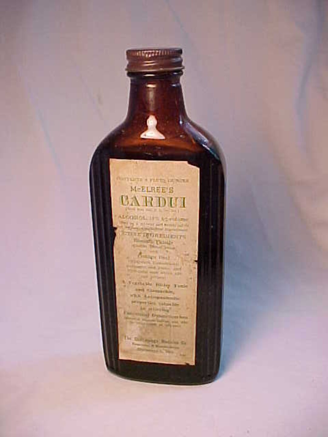 1940 Mcelree's Cardui Chattanooga Medicine Co. Chattenooga, Tenn ...