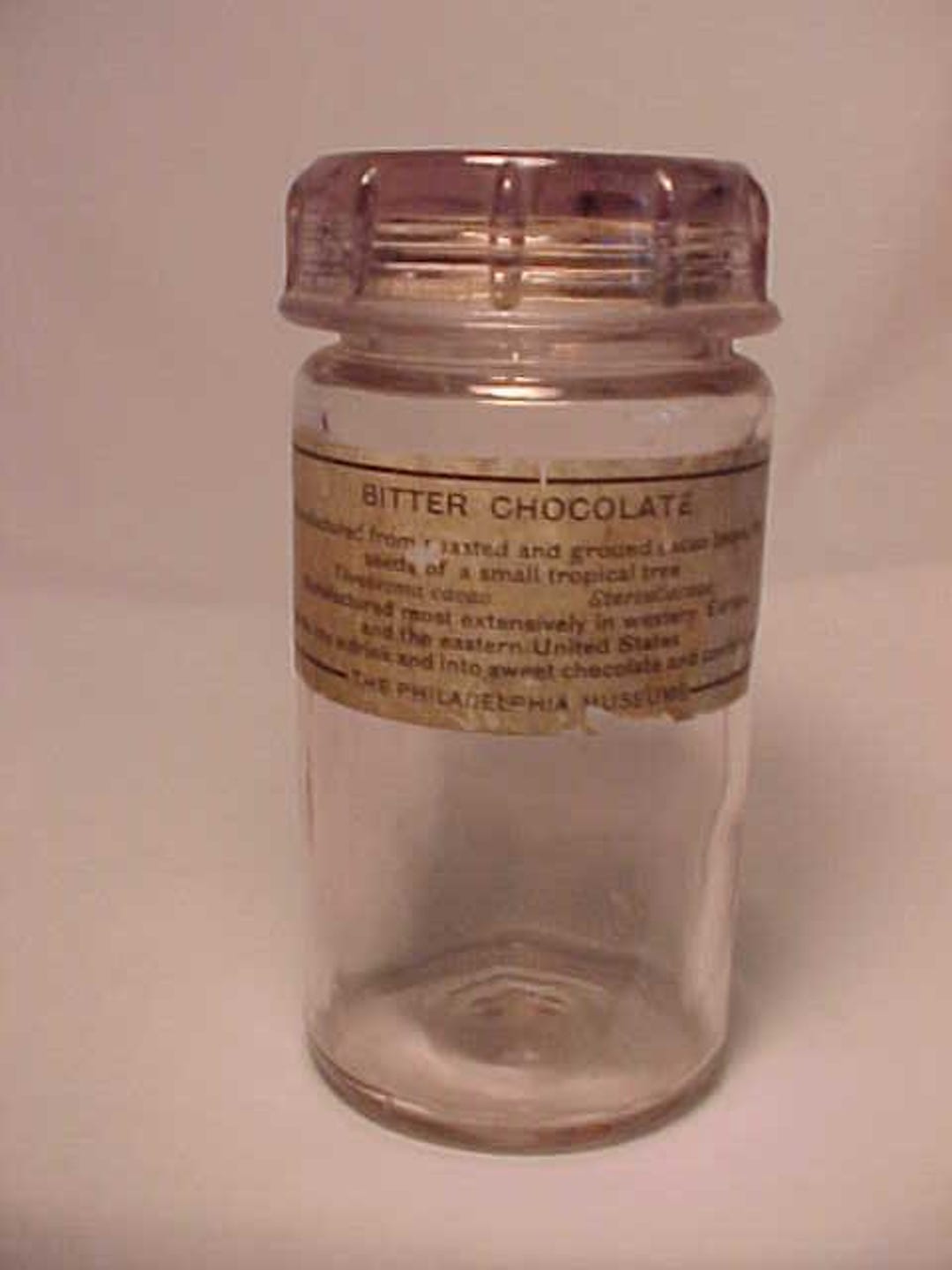 C1900 Simplex Half Pint Canning Fruit Jar With a Bitter Chocolate Paper ...