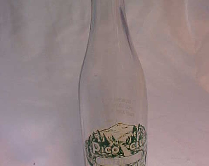 1947 Pico Club Beverages Days Bottling Wks. Rutland, Vt. , Clear ACL ...