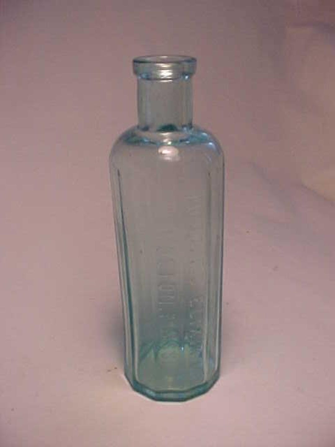 C1890s Tuttle's Elixir Co. Boston Mass., Aqua Twelve Sided 12 Sided ...