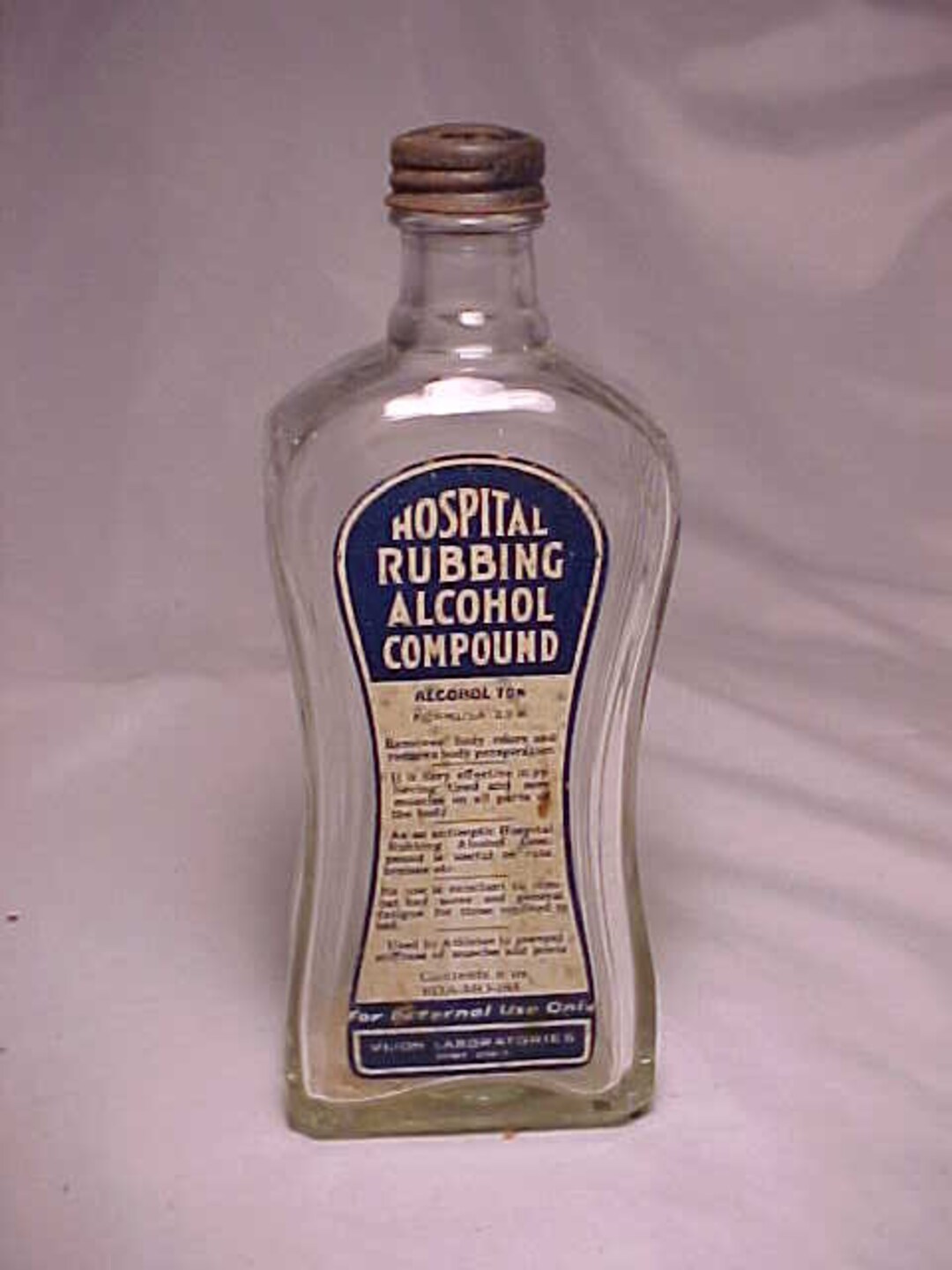C1930s Hospital Rubbing Alcohol Compound Vijon Laboratories Saint Louis ...