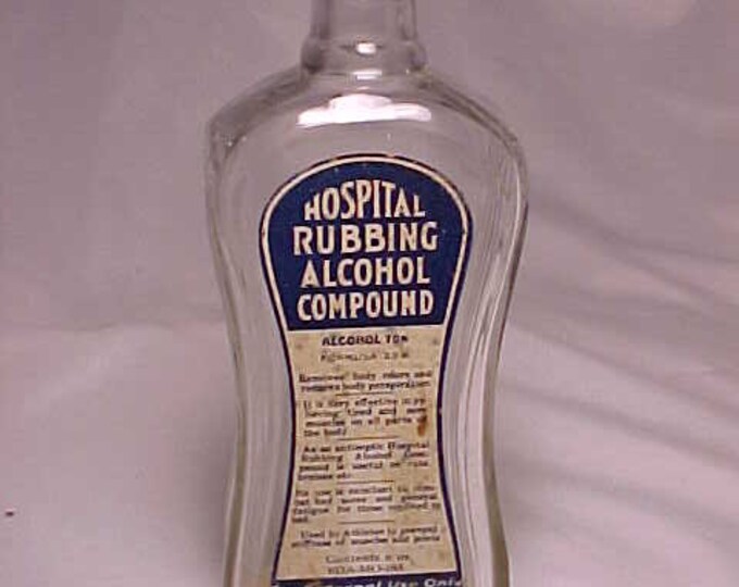 C1930s Hospital Rubbing Alcohol Compound Vijon Laboratories Saint Louis ...