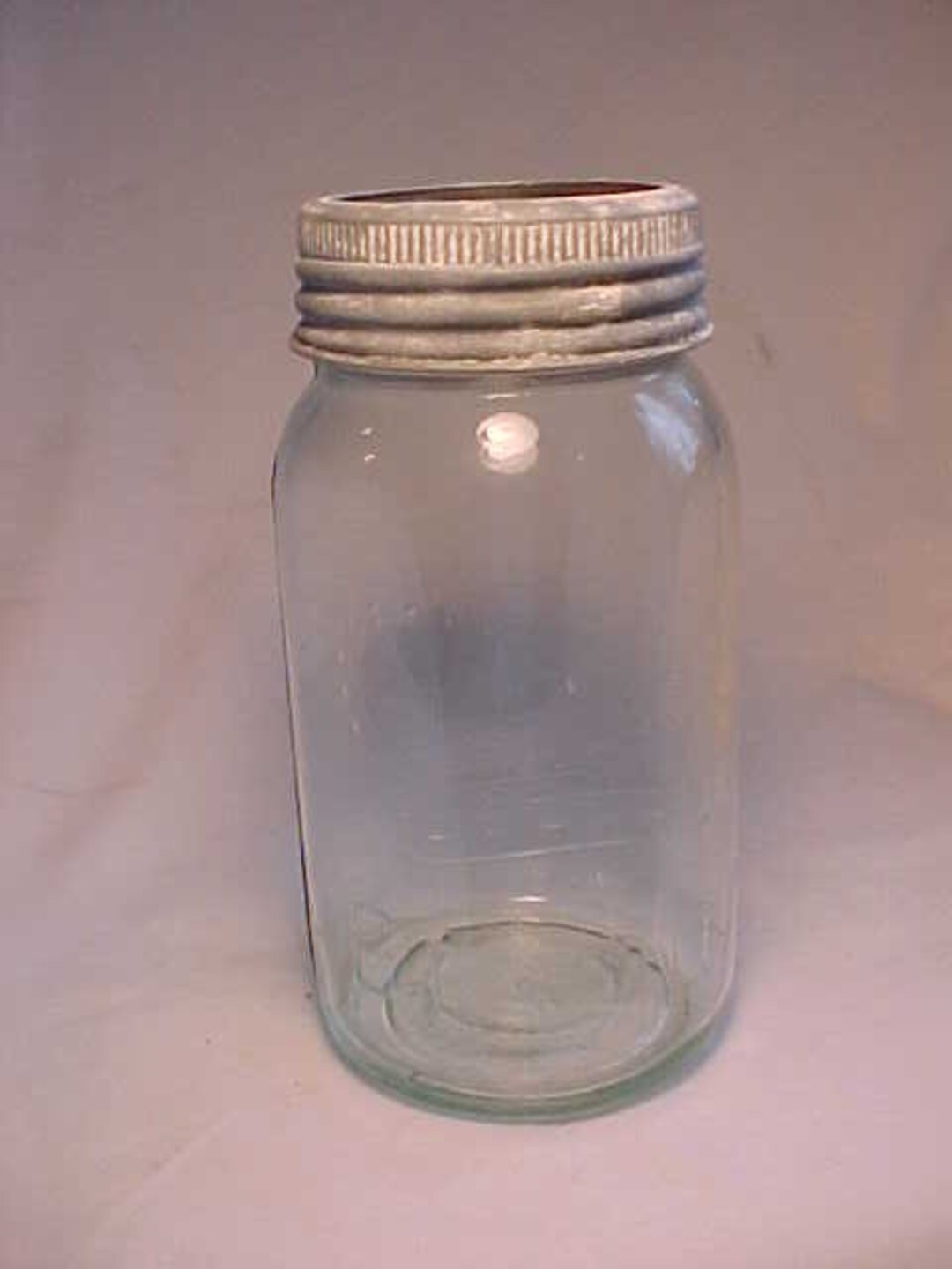 C1920s Crown Quart Mason Improved Style Jar With an Embossed Crown in ...