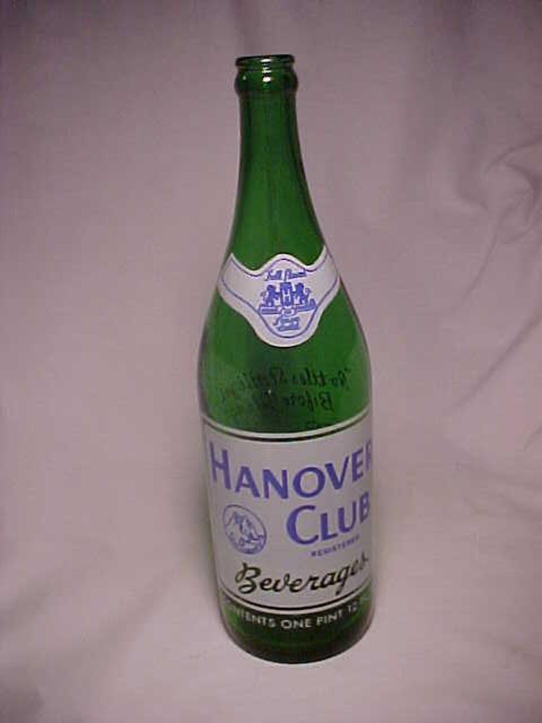 1969 Hanover Club Beverages Hanover Club Beverage Co. West Hanover ...