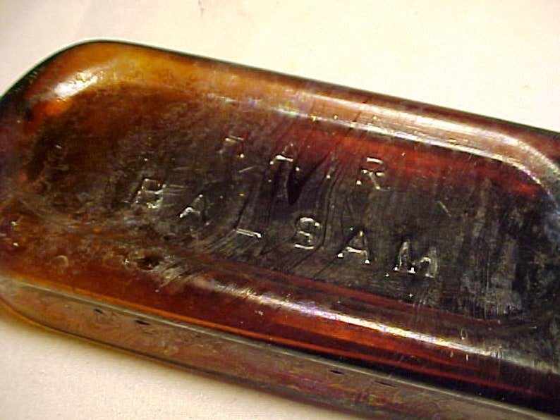 C1890s Parker's Hair Balsam New York Cork Top Amber Blown - Etsy