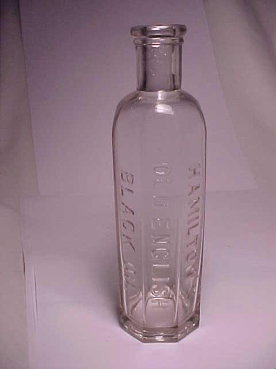 C1890s Hamilton's Old English Black Oil Enosburgh Falls Vermont, Cork ...