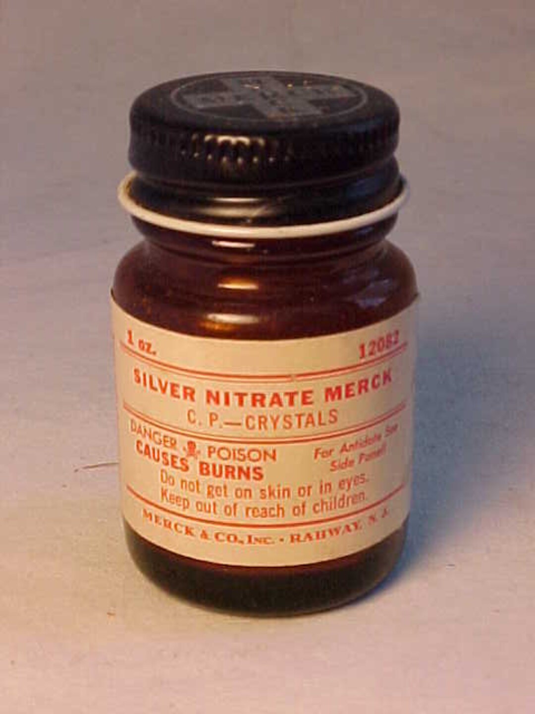 C1950s Silver Nitrate Merck Crystals Poison Merck & Co. - Etsy