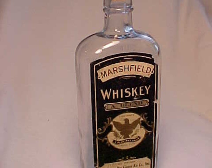 C1900-1915 Marshfield Whiskey American Dry Ginger Ale Co. Inc. Boston ...
