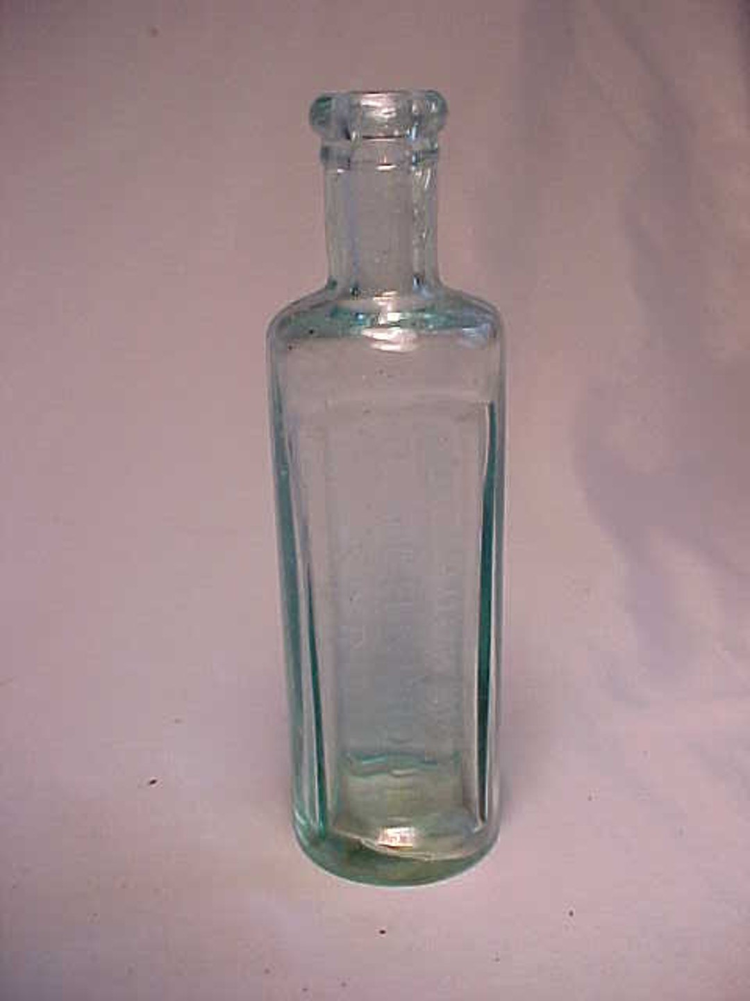C1880s Dr. Hooker's Cough & Croup Syrup, Cork Top Aqua Blown Glass ...
