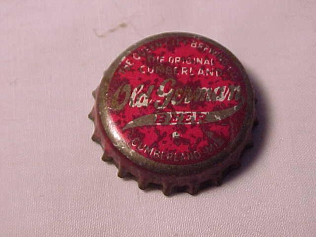 C1940s Old German Beer Cumberland, MD., Advertising Cork Lined ...