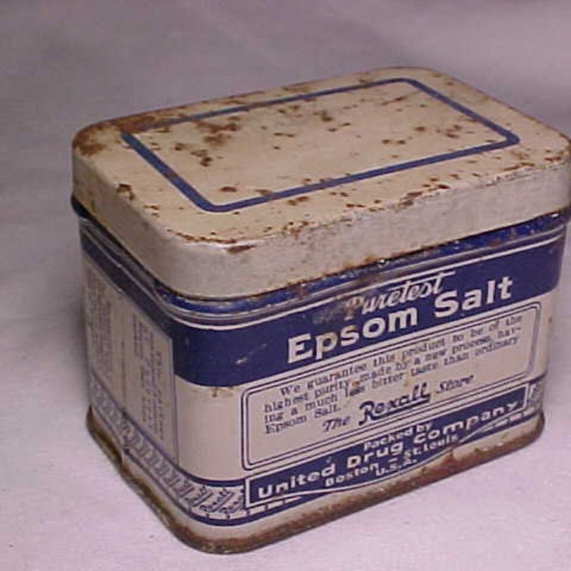 Epsom Salt Tin - Etsy