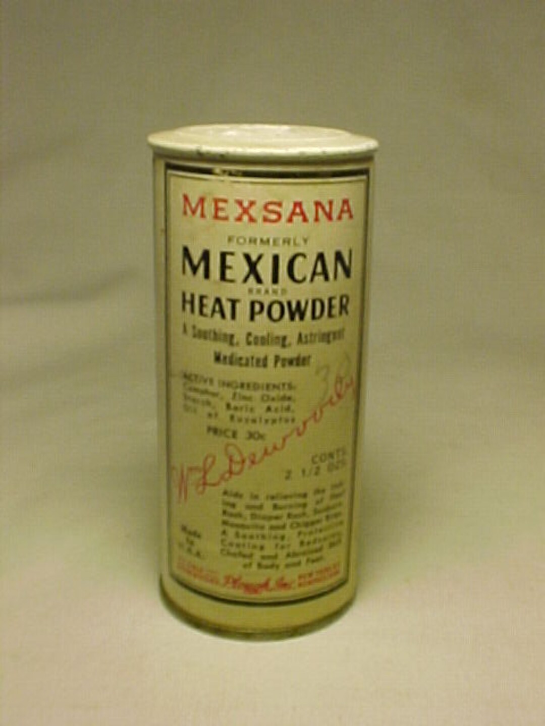C1940s Mexsana Mexican Brand Heat Powder Plough Inc New York, N.Y ...